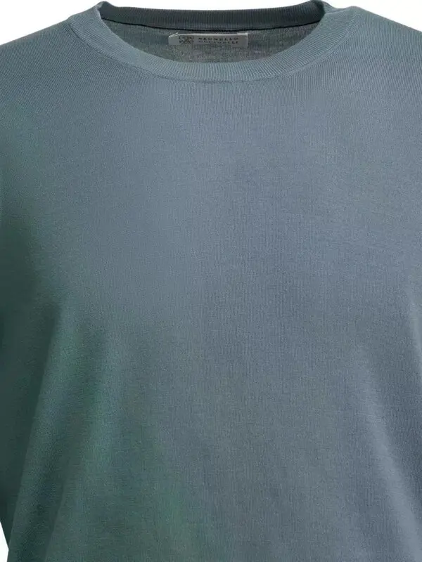 Brunello Cucinelli Crew Neck Cotton Sweater