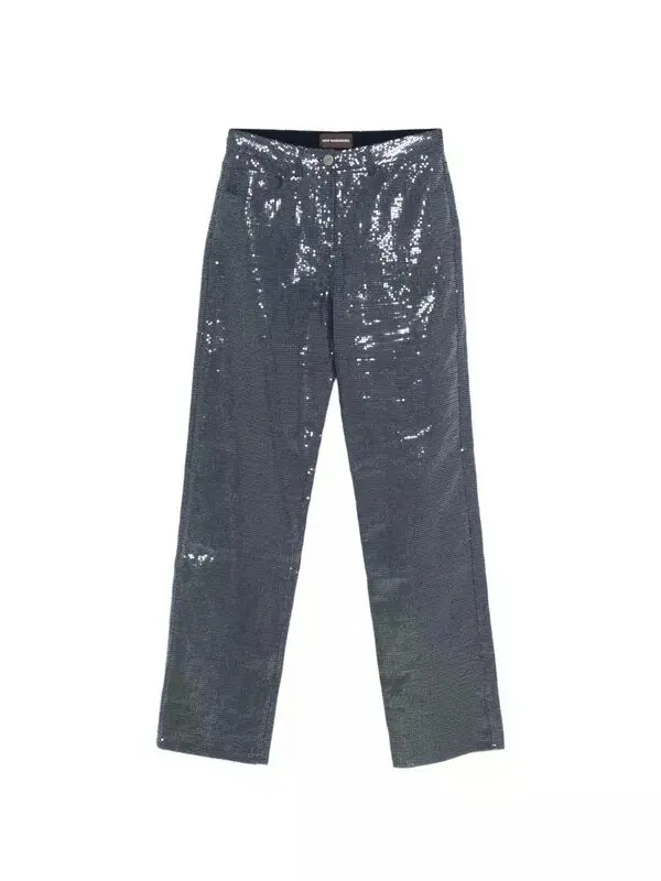 MVP WARDROBE Sequin Embellishment Trousers