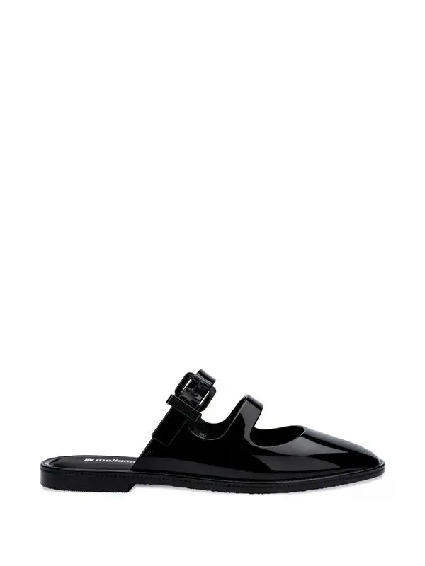 Melissa Buckle-strap Flat Mules