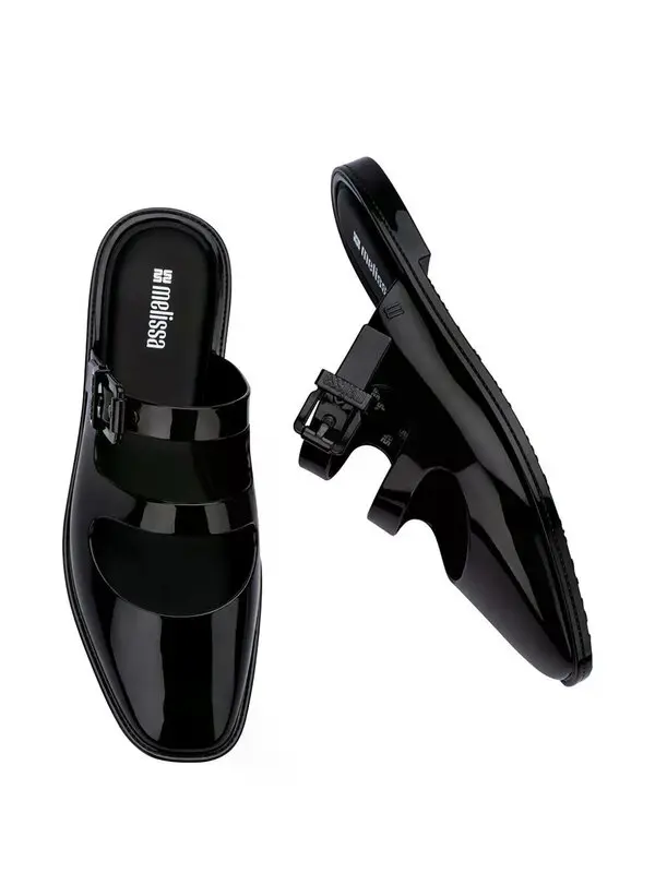 Melissa Buckle-strap Flat Mules