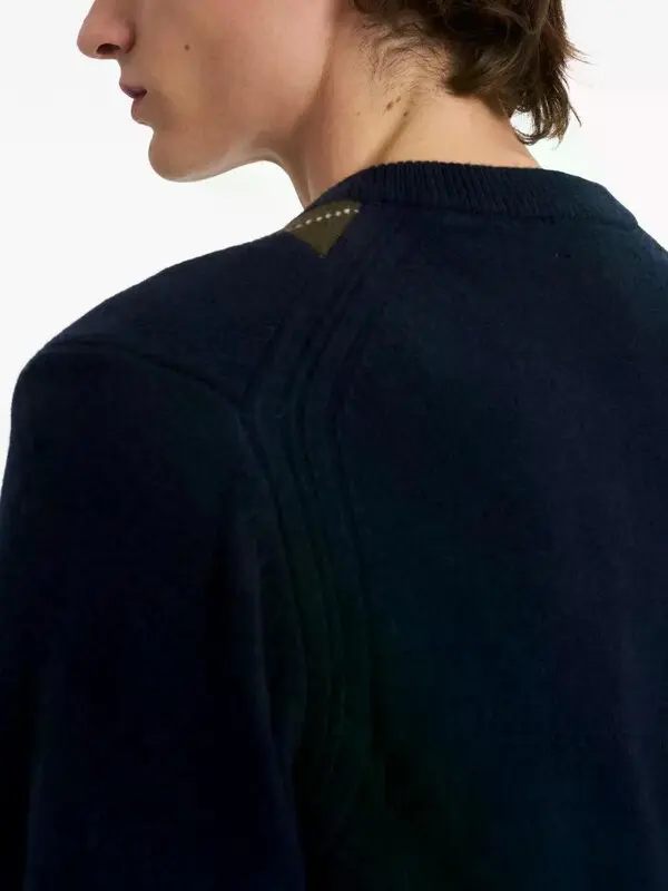 Pringle Of Scotland Argyle V-neck Sweater