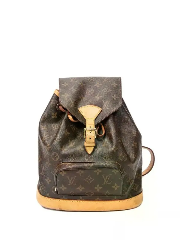 LOUIS VUITTON 2000 Montsouris Monogram Backpack - Brown