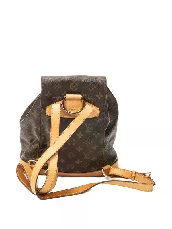 LOUIS VUITTON Montsouris Monogram Backpack - Brown