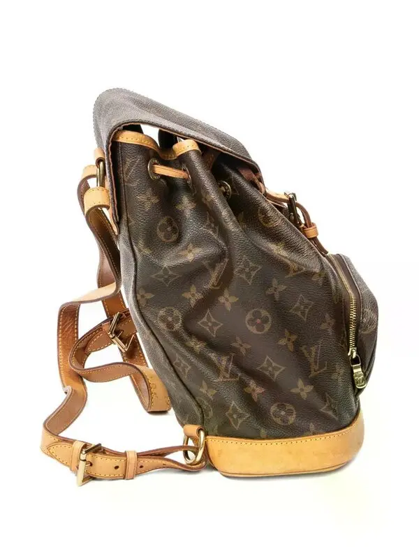 LOUIS VUITTON Montsouris Monogram Backpack - Brown