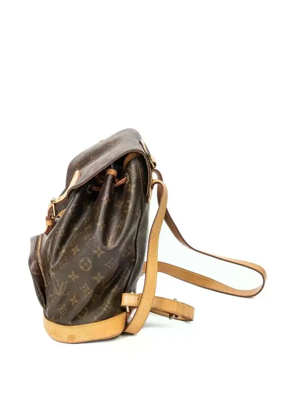 LOUIS VUITTON Montsouris Monogram Backpack - Brown