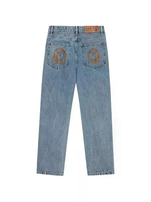 BILLIONAIRE BOYS CLUB Straight Leg Jeans With Graphic Print
