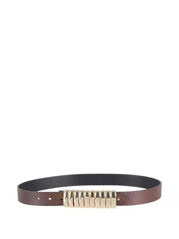 Federica Tosi Link Embellished Belt - Brown