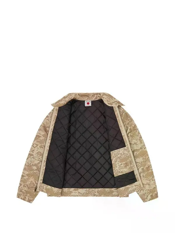 ICECREAM Camouflage Print Zip Up Shirt Jacket