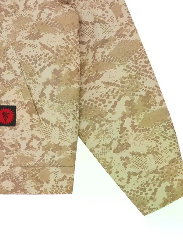 ICECREAM Camouflage Print Zip Up Shirt Jacket