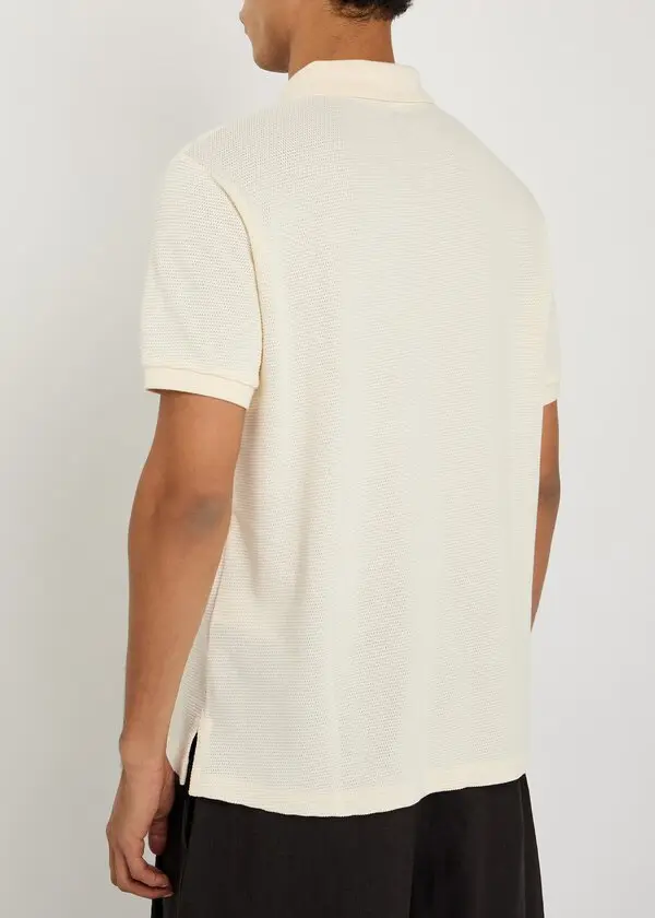 Polo Ralph Lauren Piqué-knit Cotton-blend Polo Shirt
