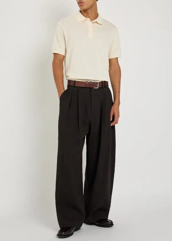 Polo Ralph Lauren Piqué-knit Cotton-blend Polo Shirt
