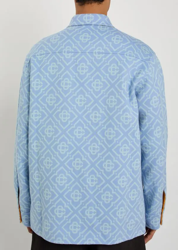 Casablanca Logo-monogrammed Wool Overshirt