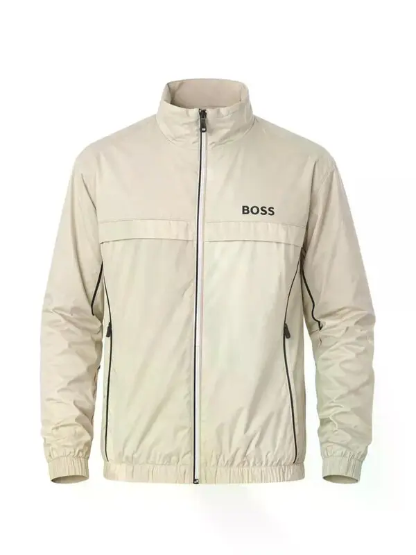 BOSS Water-repellent Jacket With Contrast Piping