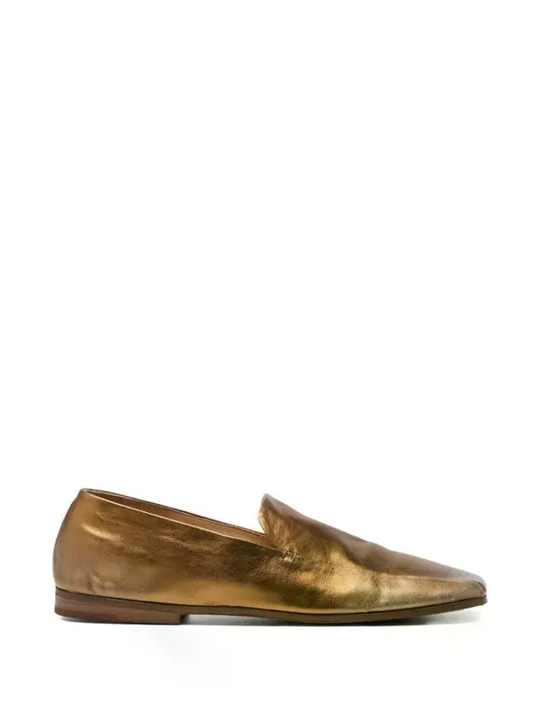 Marsèll Metallic Square-toe Loafers