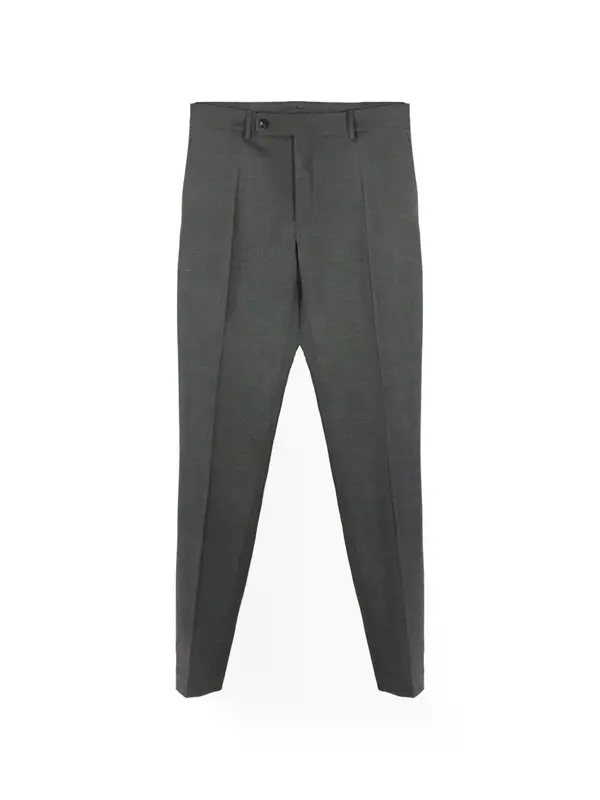 Incotex Tapered Virgin Wool Trousers - Grey
