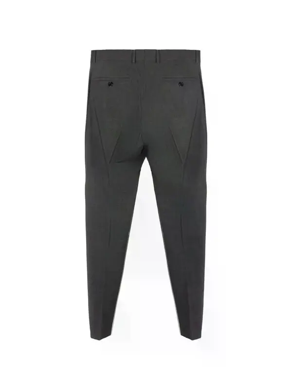 Incotex Tapered Virgin Wool Trousers - Grey