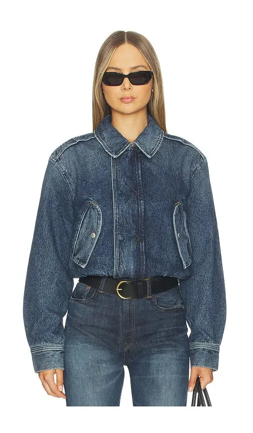 AGOLDE Shane Denim Jacket - Blue