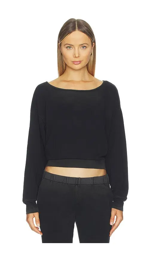 Cotton Citizen The Lima Relaxed Sweatshirt - Black