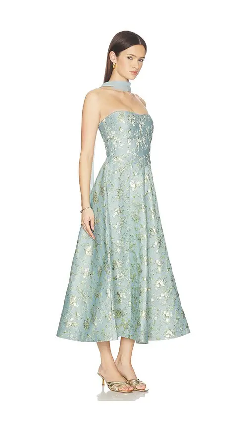 V. CHAPMAN Hazel Dress With Neck Sash