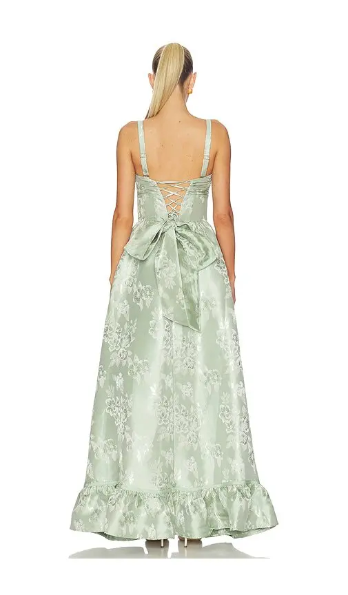 V. CHAPMAN Ava Brocade Gown