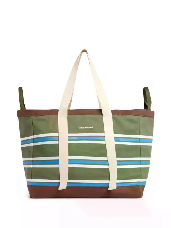 Dsquared2 Striped Tote Bag - Green