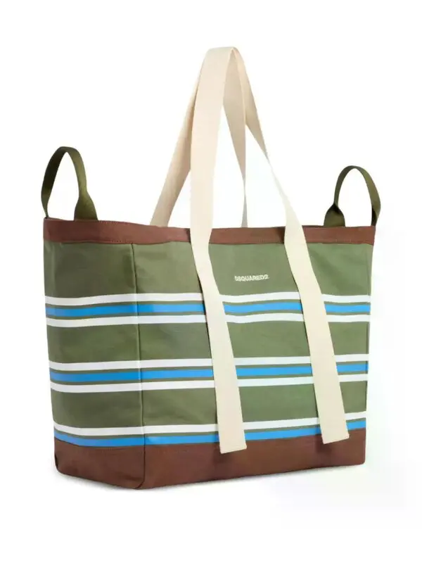 Dsquared2 Tote Bag With Horizontal Stripes