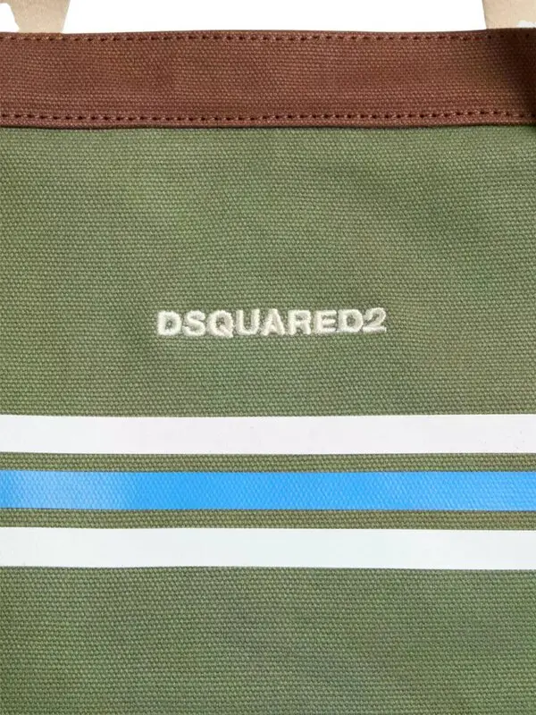 Dsquared2 Tote Bag With Horizontal Stripes
