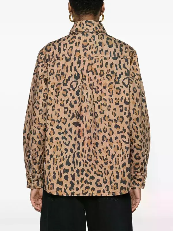 BLAZÉ MILANO Berber Overshirt With Leopard Print