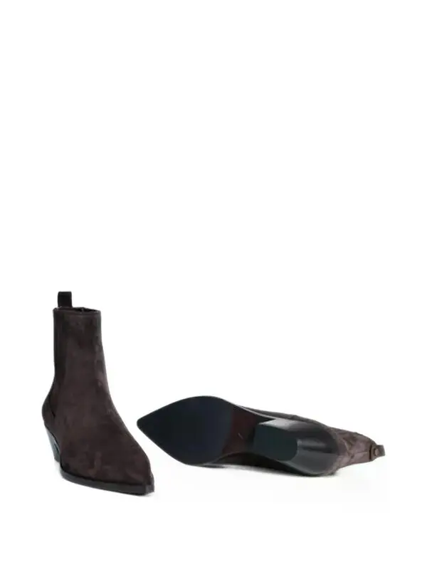 Roberto Festa Aurea Suede Pointed-toe Ankle Boots