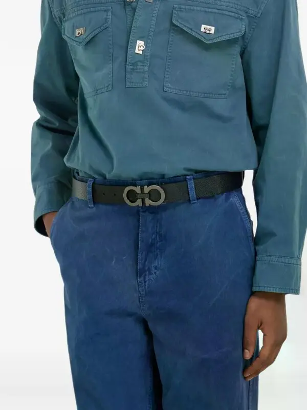 FERRAGAMO Gancini Reversible And Adjustable Belt