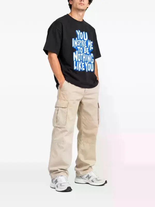 MELT Slogan-print Cotton T-shirt