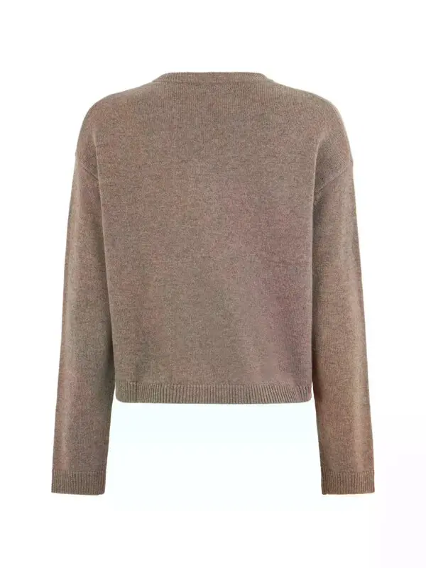 Max Mara Button-placket Knitted Sweater