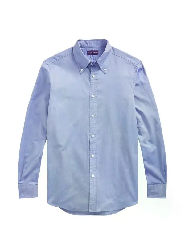 Ralph Lauren Purple Label Button-down Collar Cotton Shirt