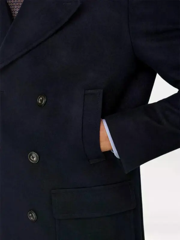 Boggi Milano Double-breasted Wool Coat