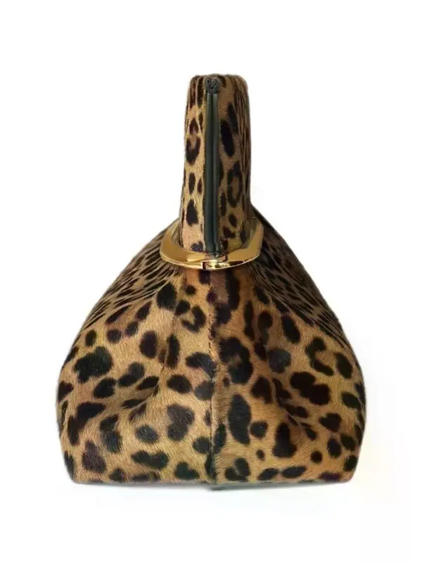 Givenchy Pinch Soft Clutch In Leopard Pony-effect Leather