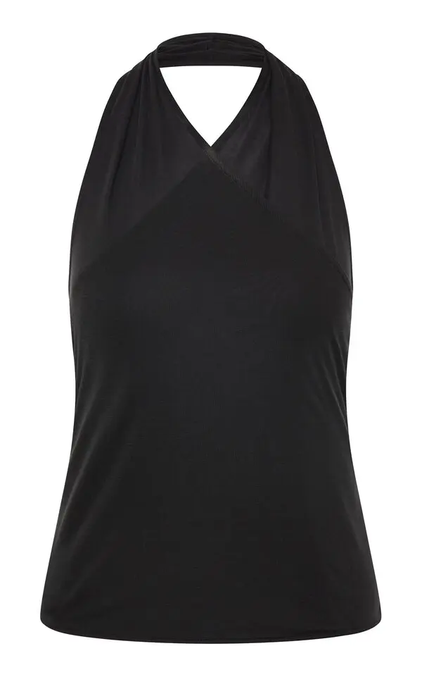 ST. AGNI Wrap Halter Top