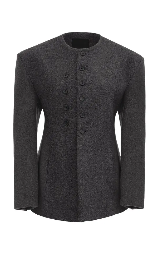 Source Unknown Banton Double-breasted Jacket - Black