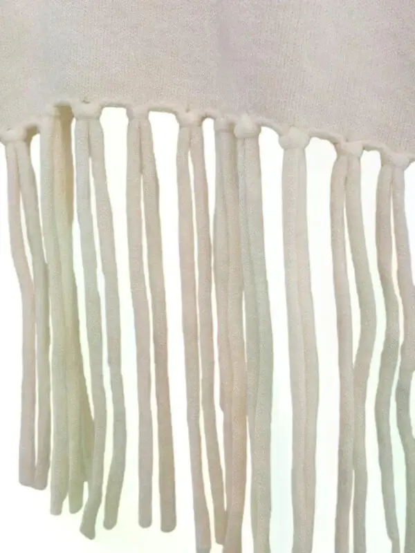 KAOS Fringe-trim Roll-neck Sweater