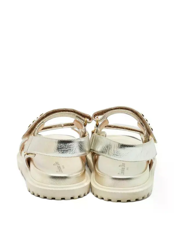 Dior Dioract Touch-strap Flat Sandals