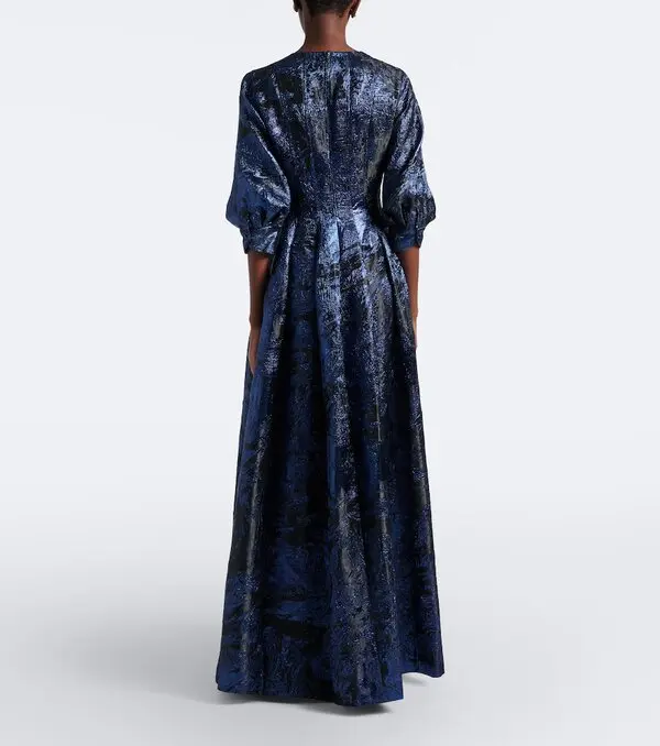 Simkhai Claravelle Jacquard Gown