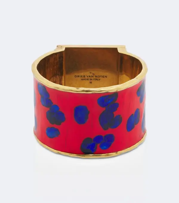 Dries Van Noten Enamel Cuff Bracelet