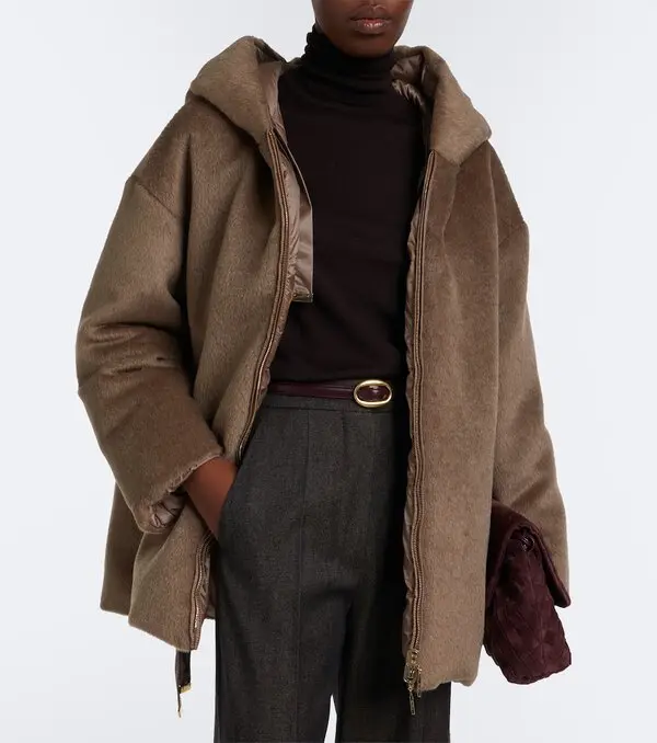 Max Mara The Cube Reversible Alpaca And Wool Down Jacket