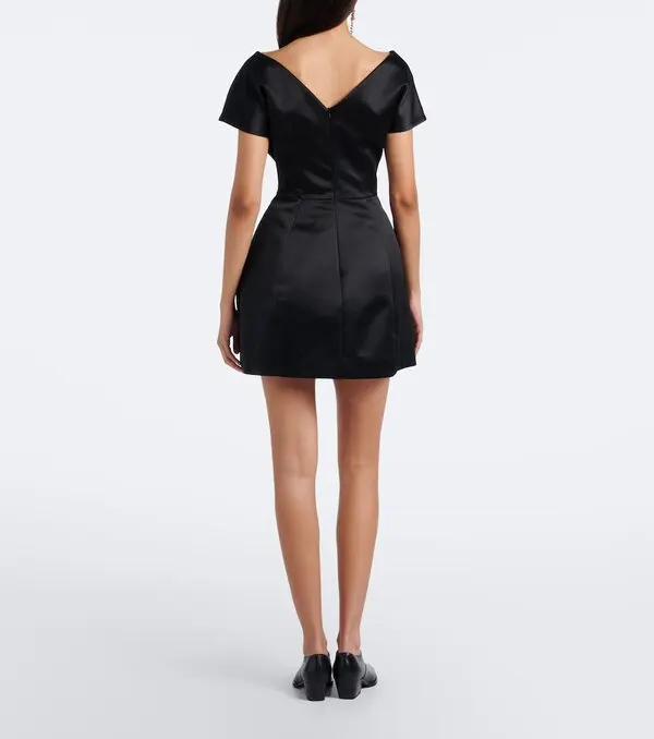 Simone Rocha Embellished Satin Minidress