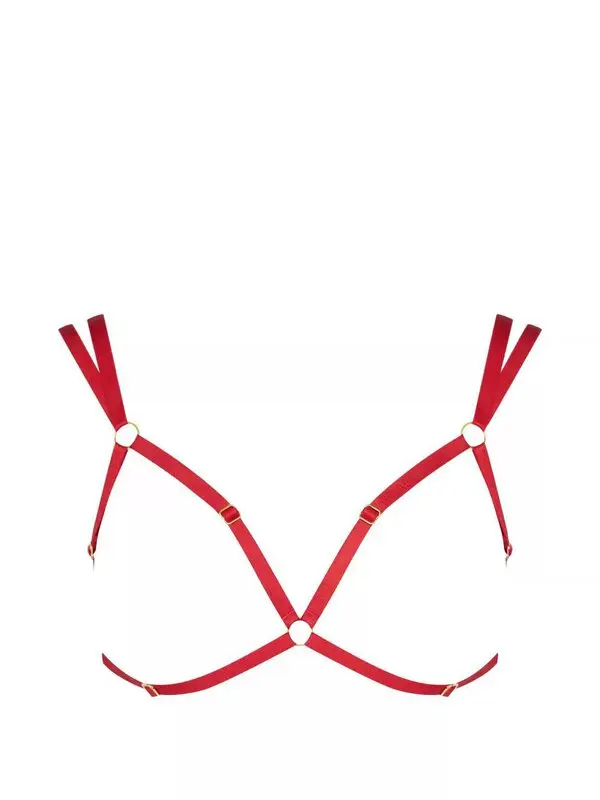 SCANDALE Parure Signature Open Bra - Red