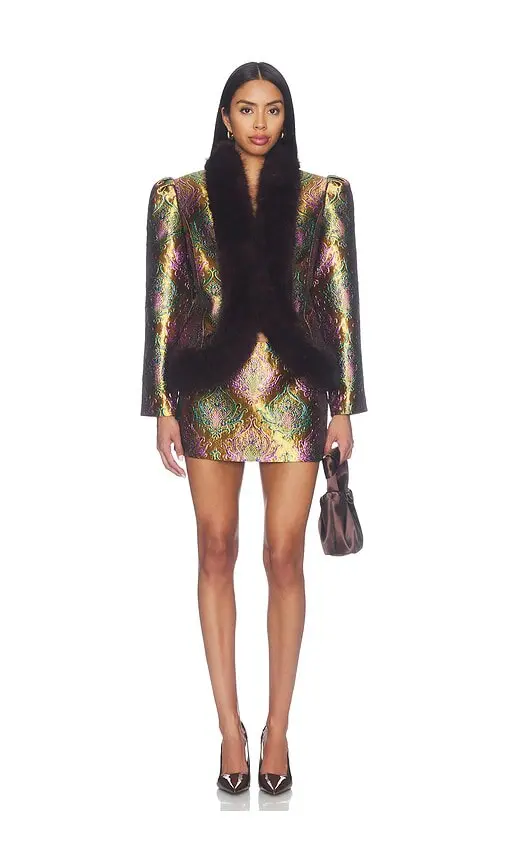Retrofete Delphira Brocade Jacket - Multi