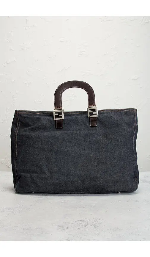 FWRD RENEW Fendi Denim Handbag