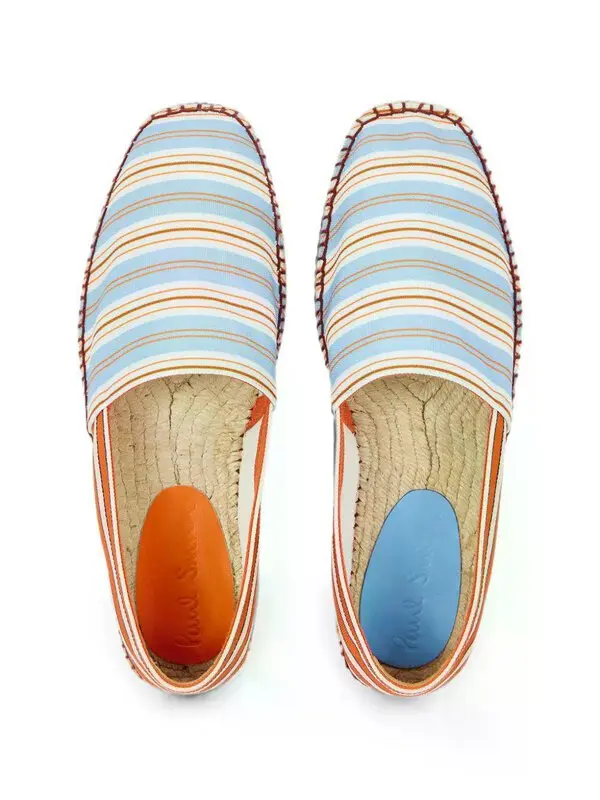 Paul Smith Blue And Mix Up Stripe Espadrilles