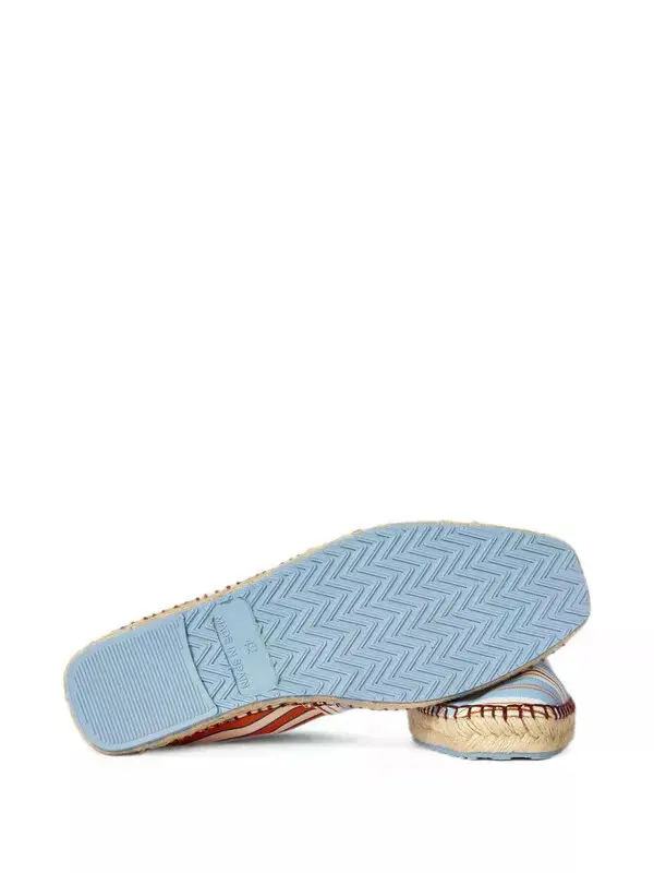 Paul Smith Blue And Mix Up Stripe Espadrilles