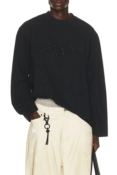 Acne Studios Exford U Ls Pique Venice Logo
