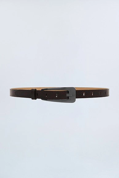 Revolve Mini Grande Belt - Burgundy Python Print